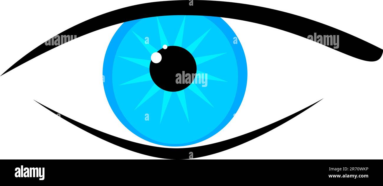 An image of a beautiful blue eye Stock Vector Image & Art - Alamy