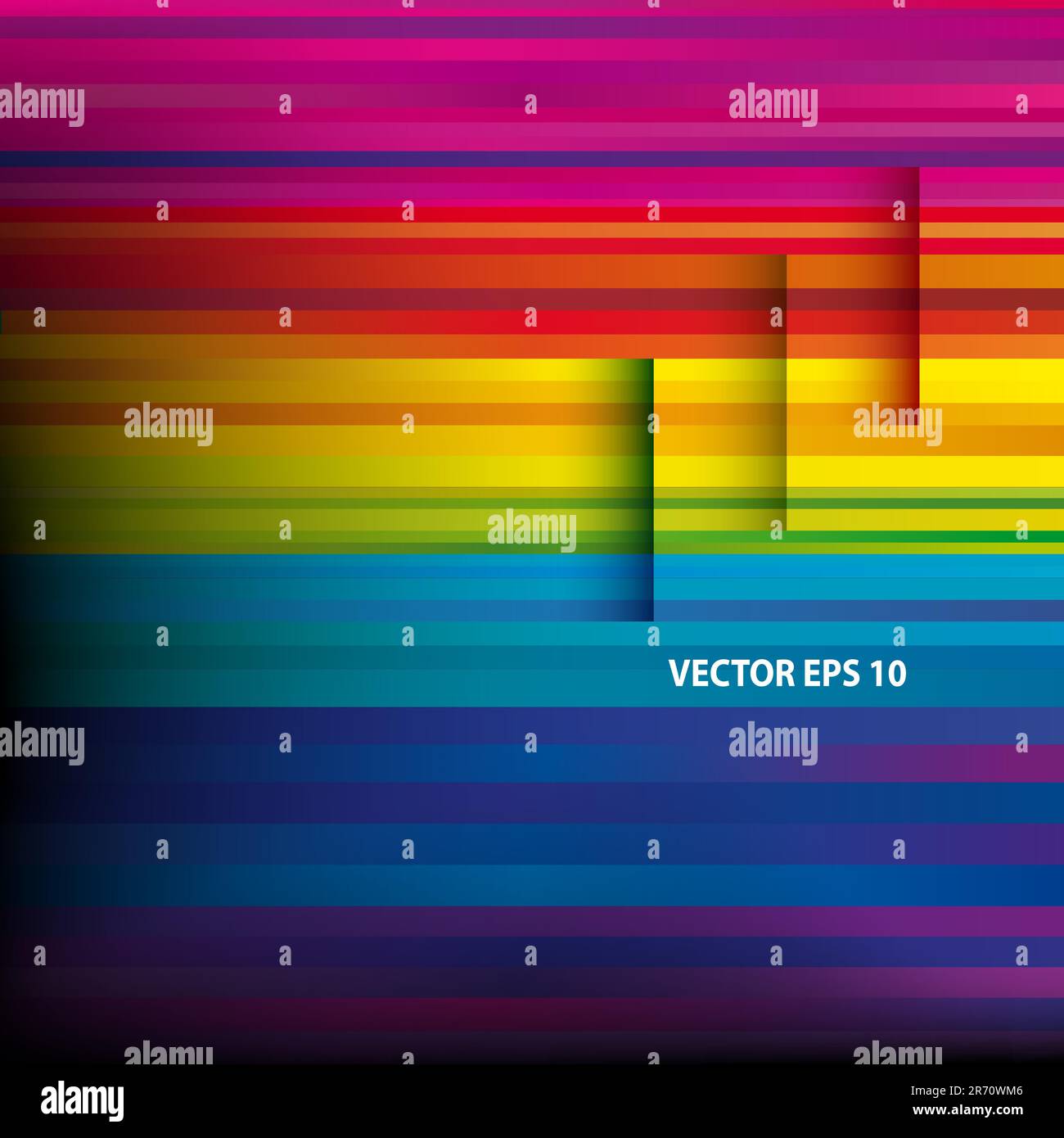 Vector Abstract colorful background. Illustration for your design Stock ...
