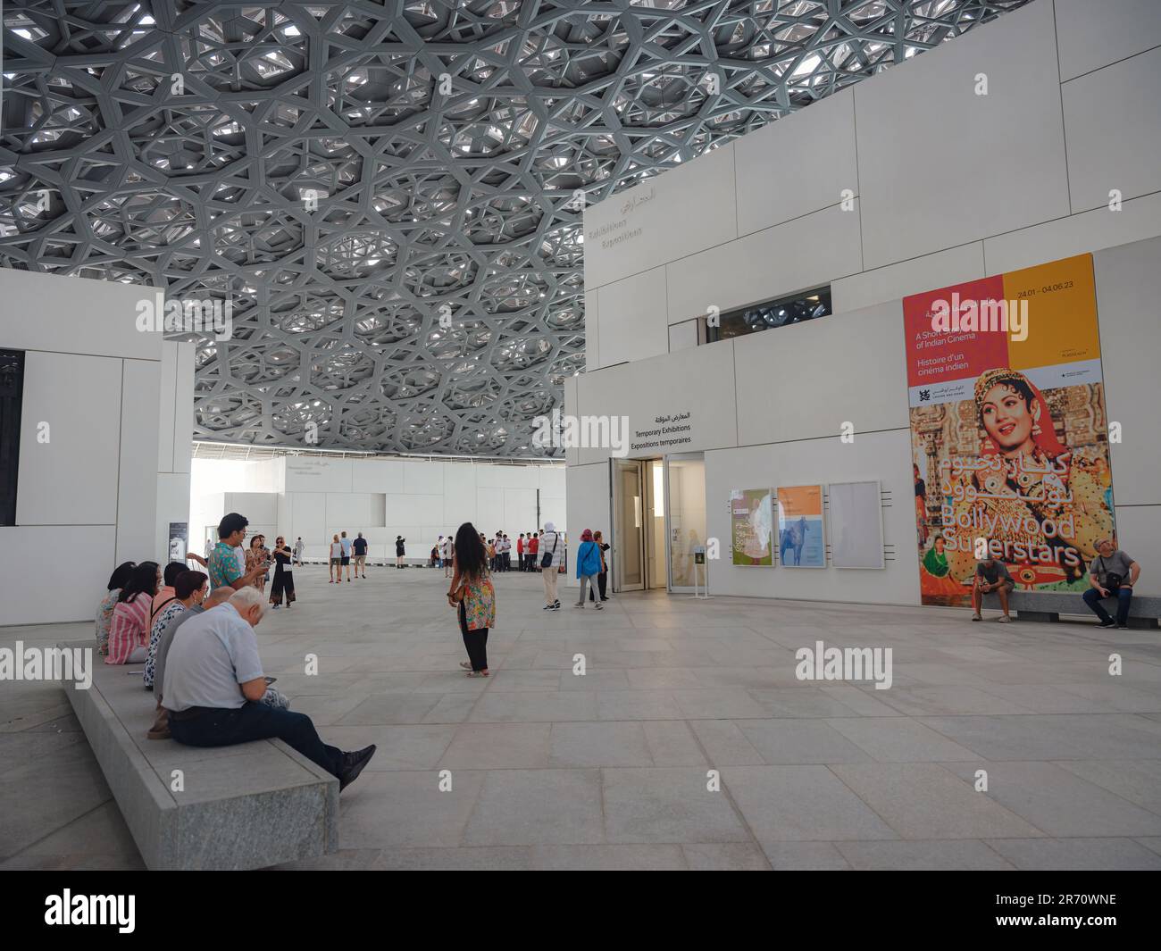 Abu Dhabi, UAE - March 21, 2023 : Louvre Museum in Abu Dhabi, United ...
