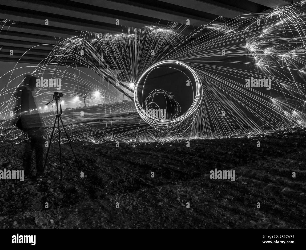 Spinning Steel Wool