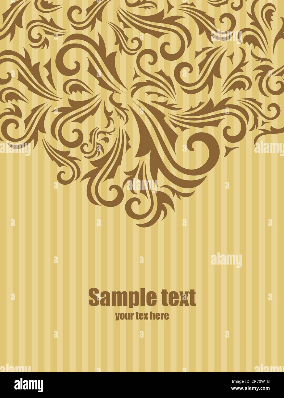 Abstract fantasy composition background with decoration Stock Vector ...