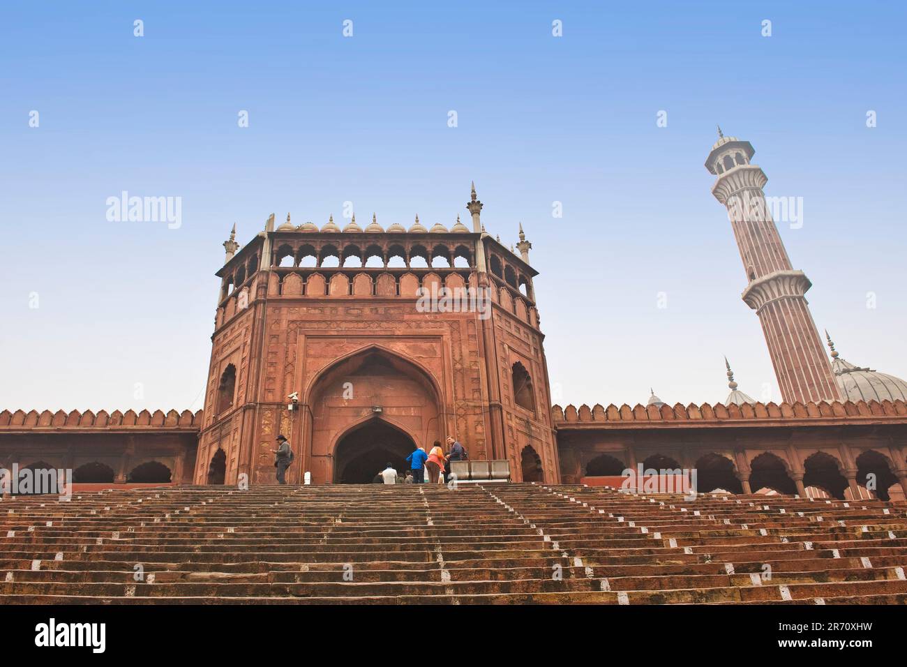 India. Old Delhi. Jama Masjid mosque Stock Photo - Alamy