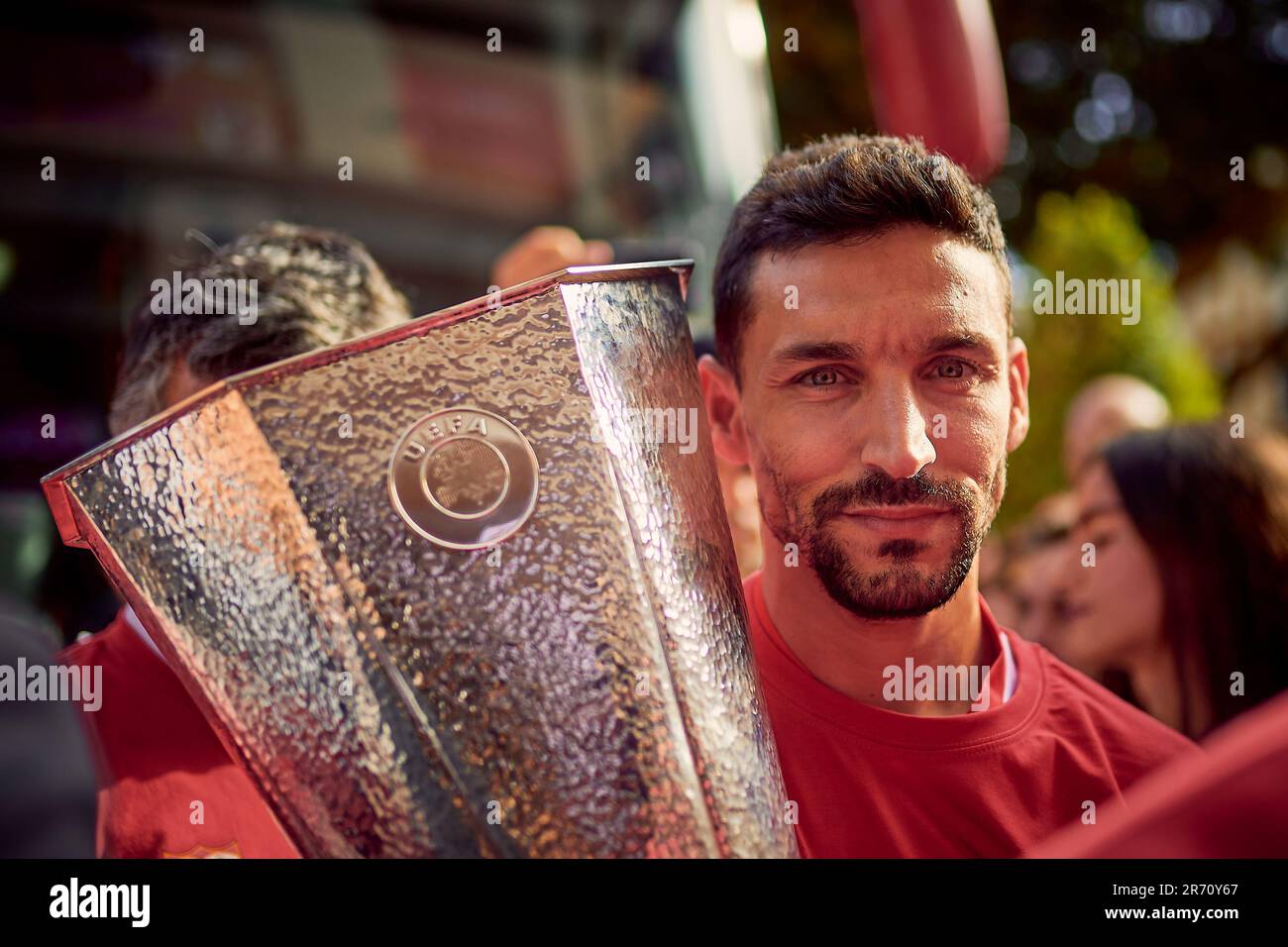 Seville, Spain. 01st, June 2023. Jesus Navas of Sevilla FC seen in ...