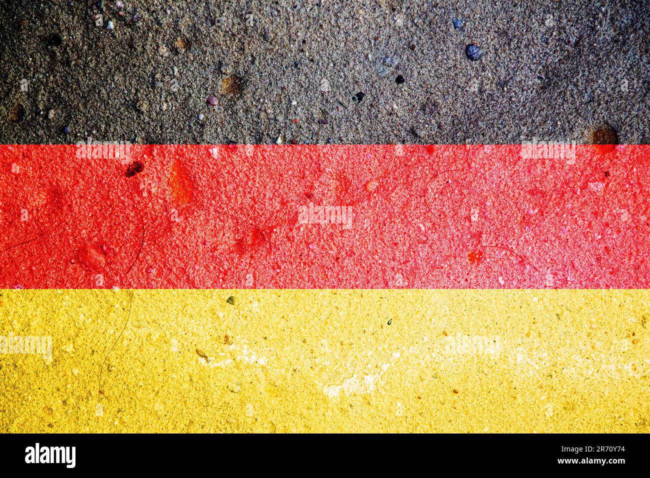 The german flag on a cracked stone background Stock Photo - Alamy