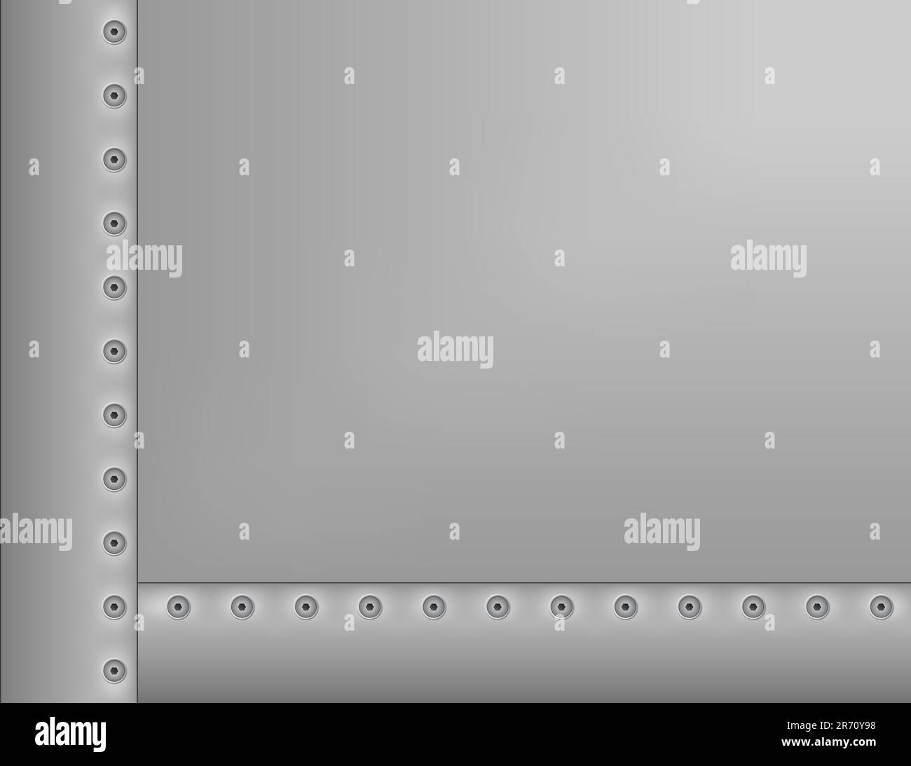 Riveted metal background Stock Vector Images - Alamy