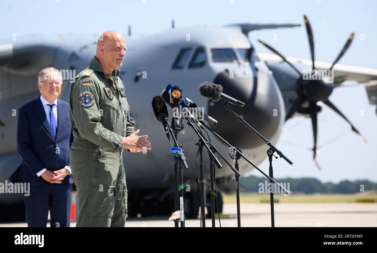 12 June 2023, Lower Saxony, Wunstorf: Lieutenant General Ingo Gerhartz ...