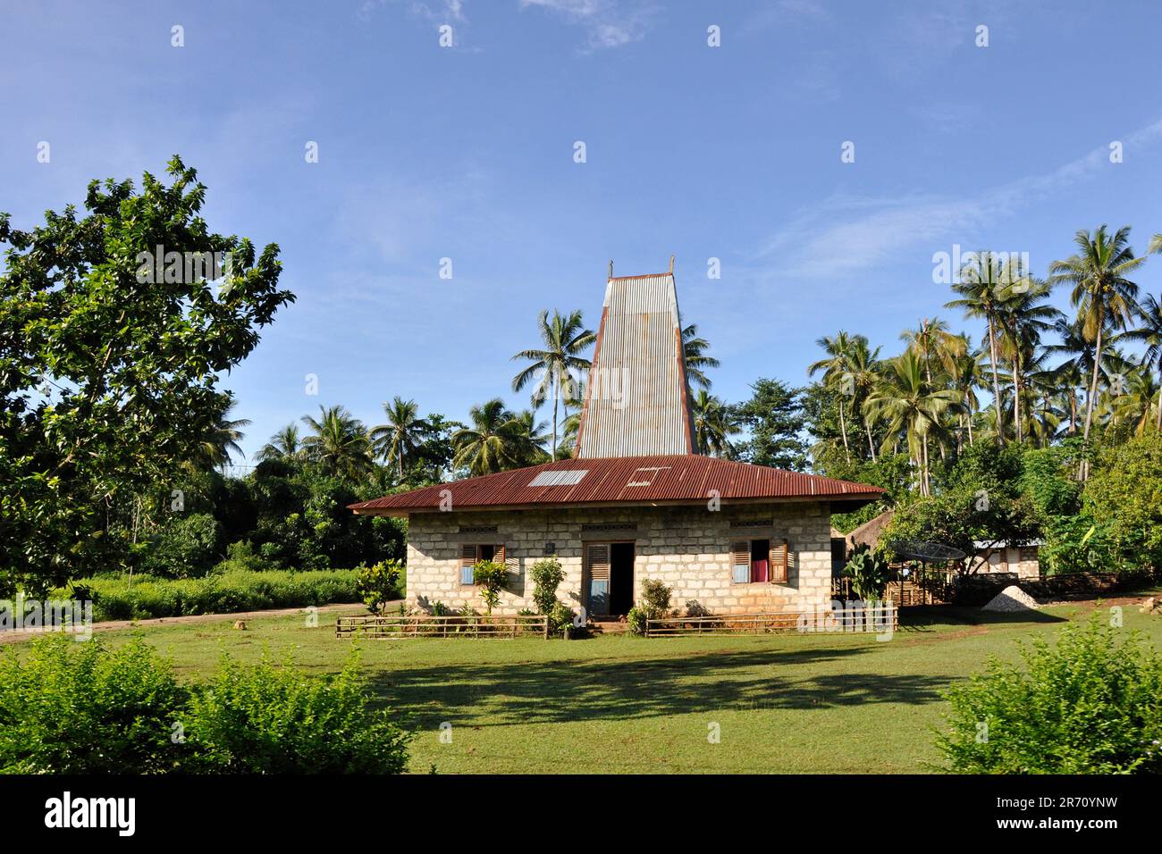 Indonesia. Sumba island. Pero. local house Stock Photo - Alamy