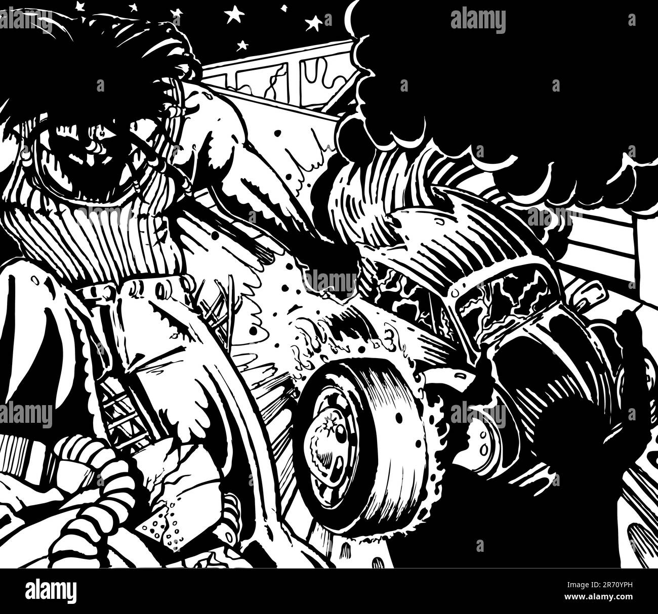 Violent fire Black and White Stock Photos & Images - Alamy