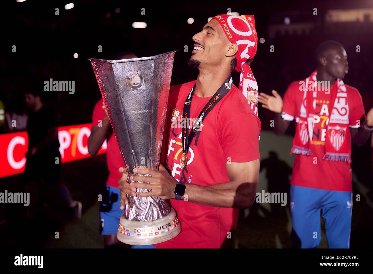 Seville, Spain. 01st, June 2023. Loic Bade of Sevilla FC seen in ...