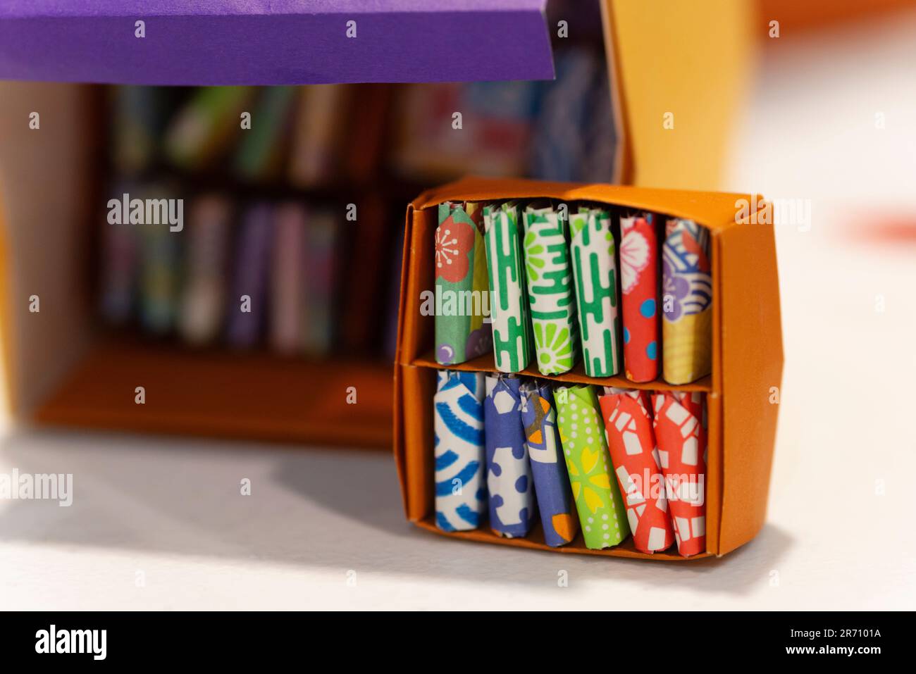 Learning origami hi-res stock photography and images - Alamy