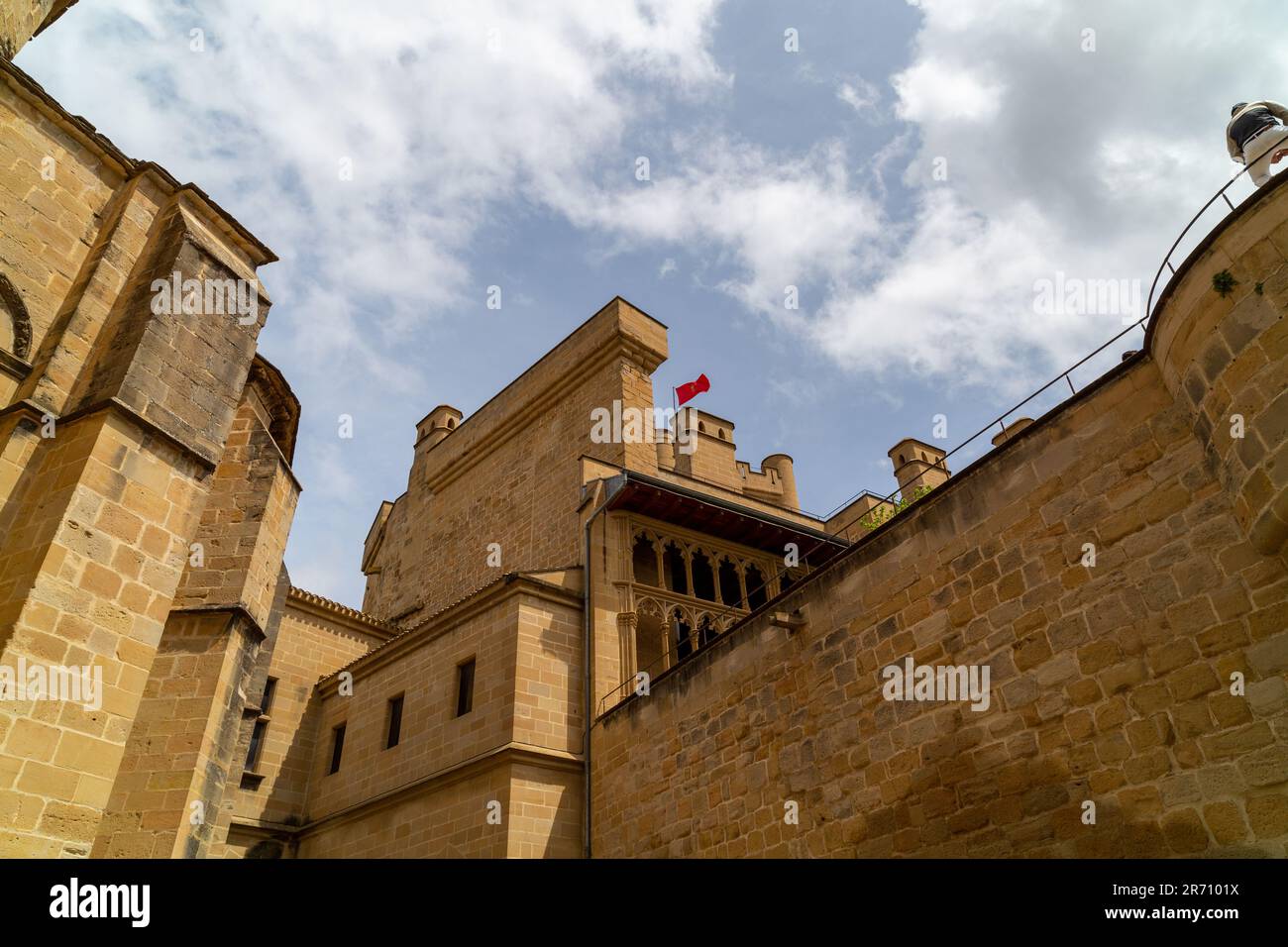 Royal Palace of Olite, Olite Navarre Spain Stock Photo - Alamy