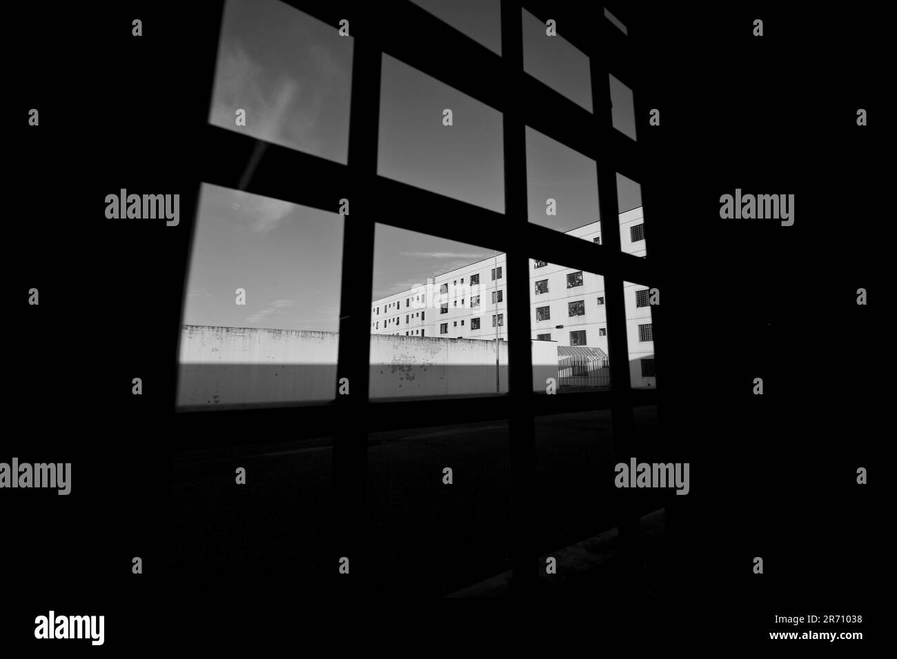 Italy. lombardy. Bollate prison. architecture Stock Photo - Alamy