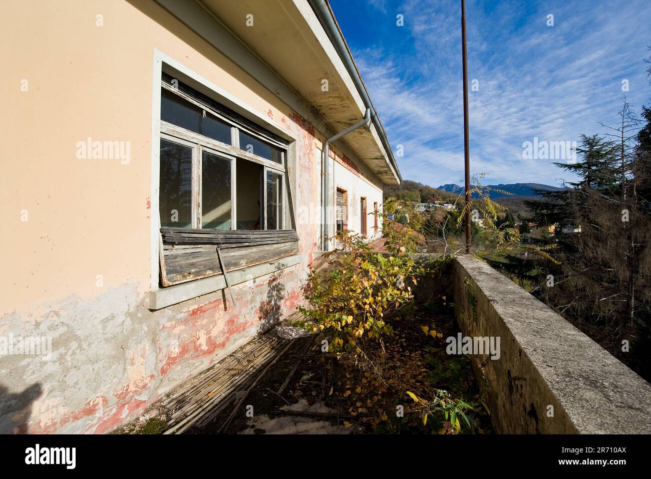 Italy. Saltrio. Former colony Luraschi. Ex colonia Luraschi Stock Photo ...