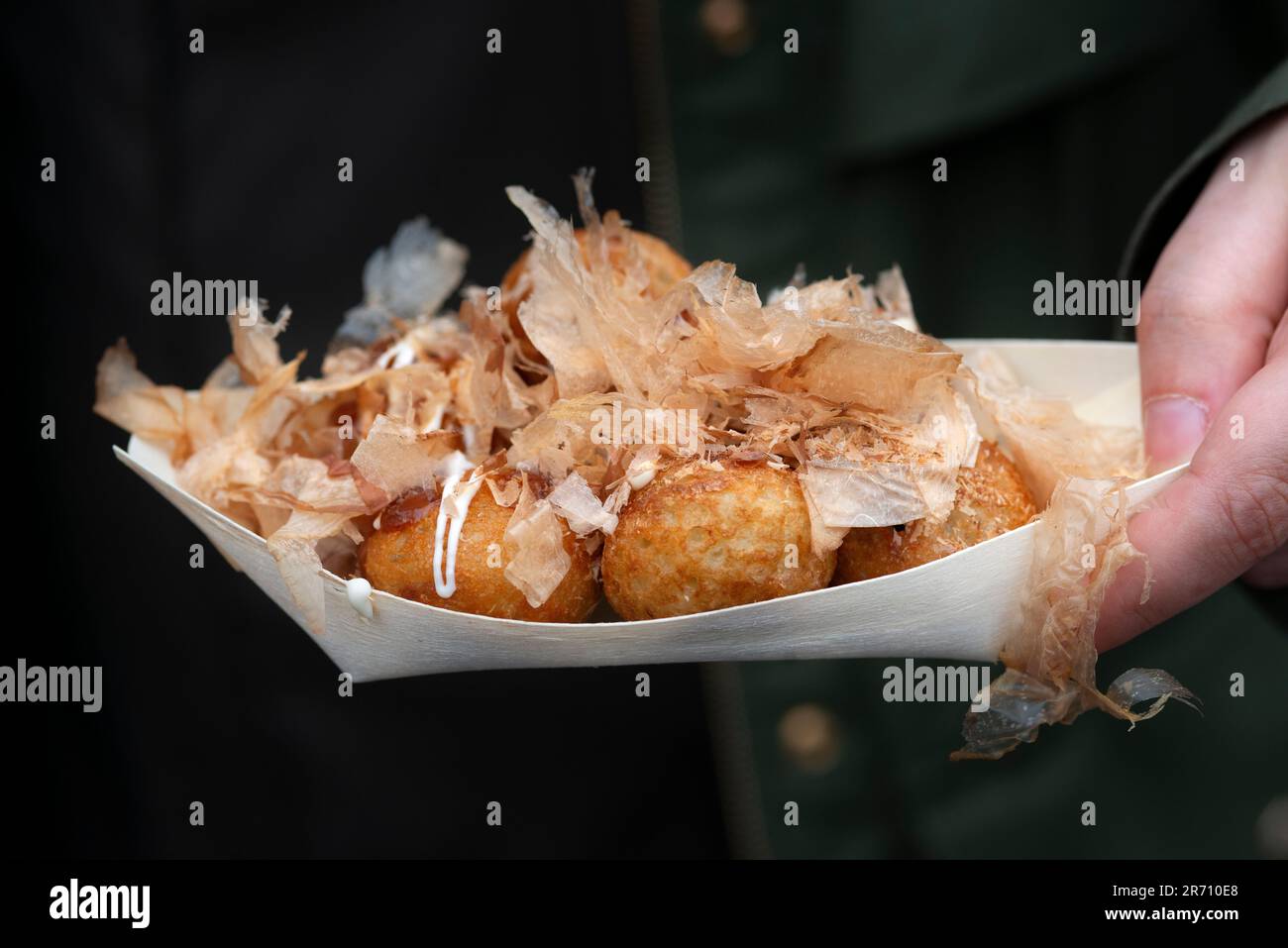 Italy, Street Food Festival, Japanes Food, Person Holding Takoyaki ...
