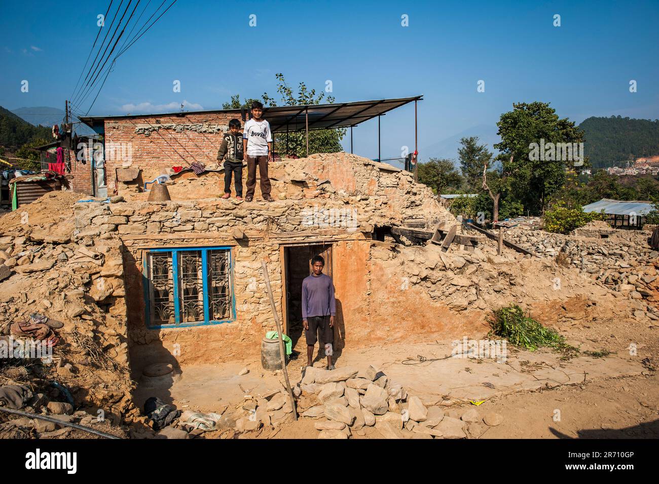 Nepal. Nuwakot district. one year after the earthquake. humanitarian ...