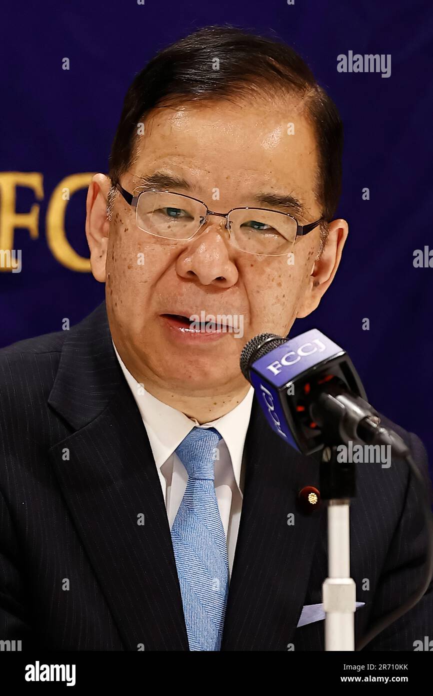 Tokyo, Japan. June 12, 2023, Tokyo, Japan: Kazuo Shii Chairman of the ...