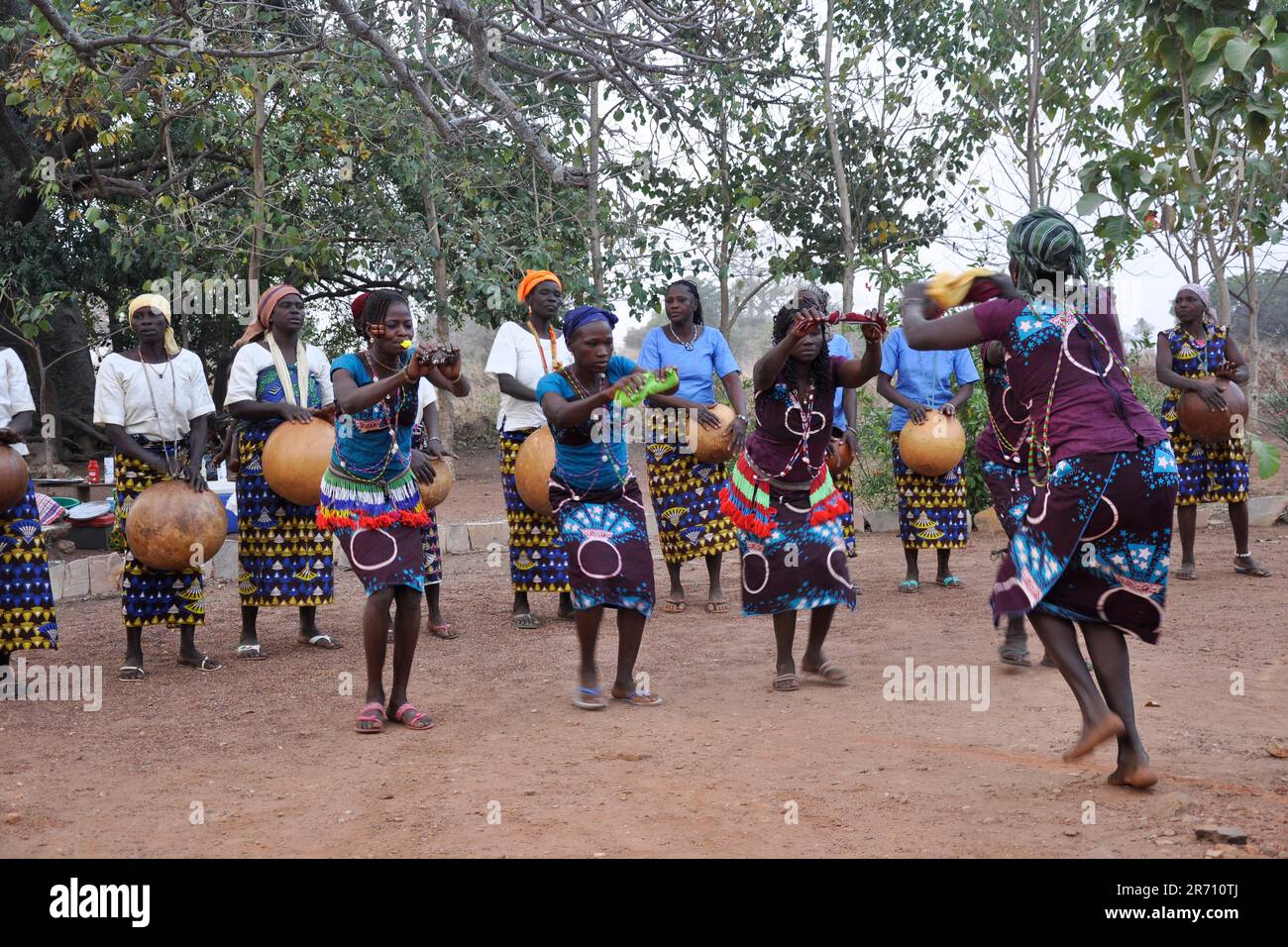 Benin. Koussucoungou. local dance Stock Photo - Alamy