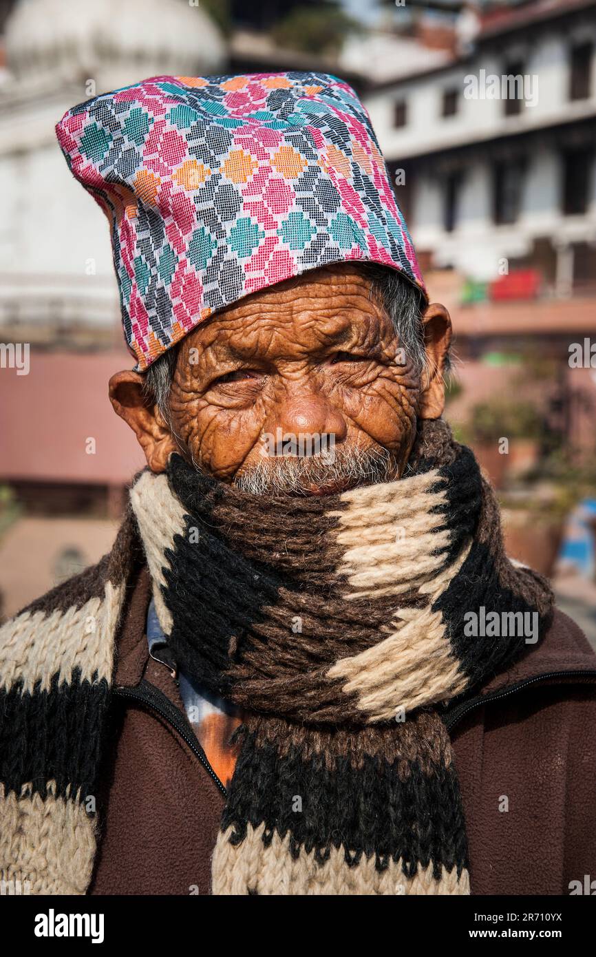 Nepal. Patan. portrait Stock Photo - Alamy