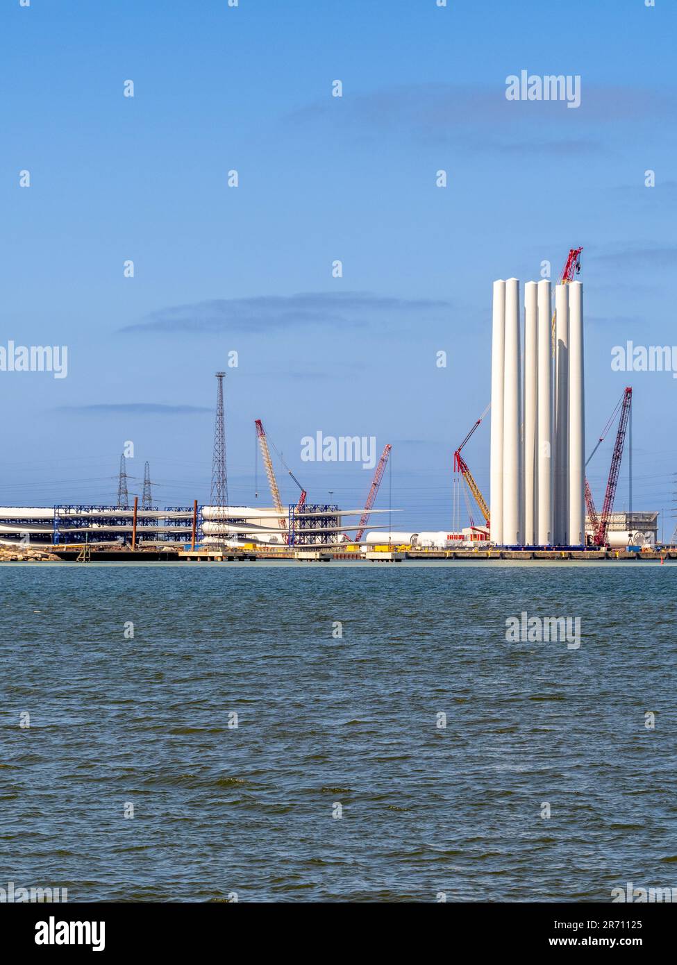 New wind turbine factory on the site of the old Teesside steelwork ...