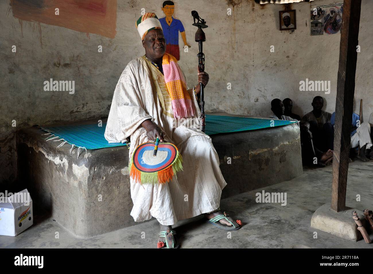 Benin. Copargo region. Tinigassawa king Stock Photo - Alamy