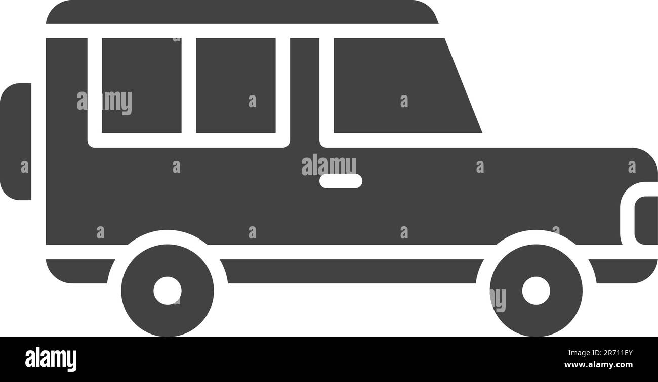 Jeep icon vector image. Suitable for mobile application web application ...