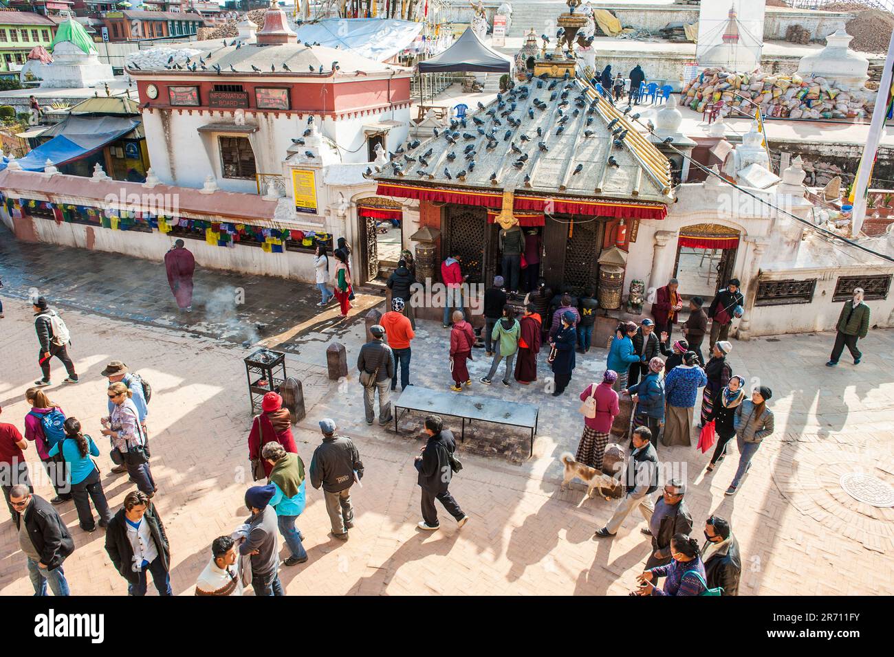 Nepal. Bouddhnath. landscape Stock Photo - Alamy