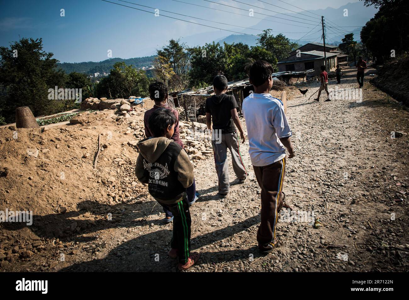 Nepal. Nuwakot district. one year after the earthquake. humanitarian ...