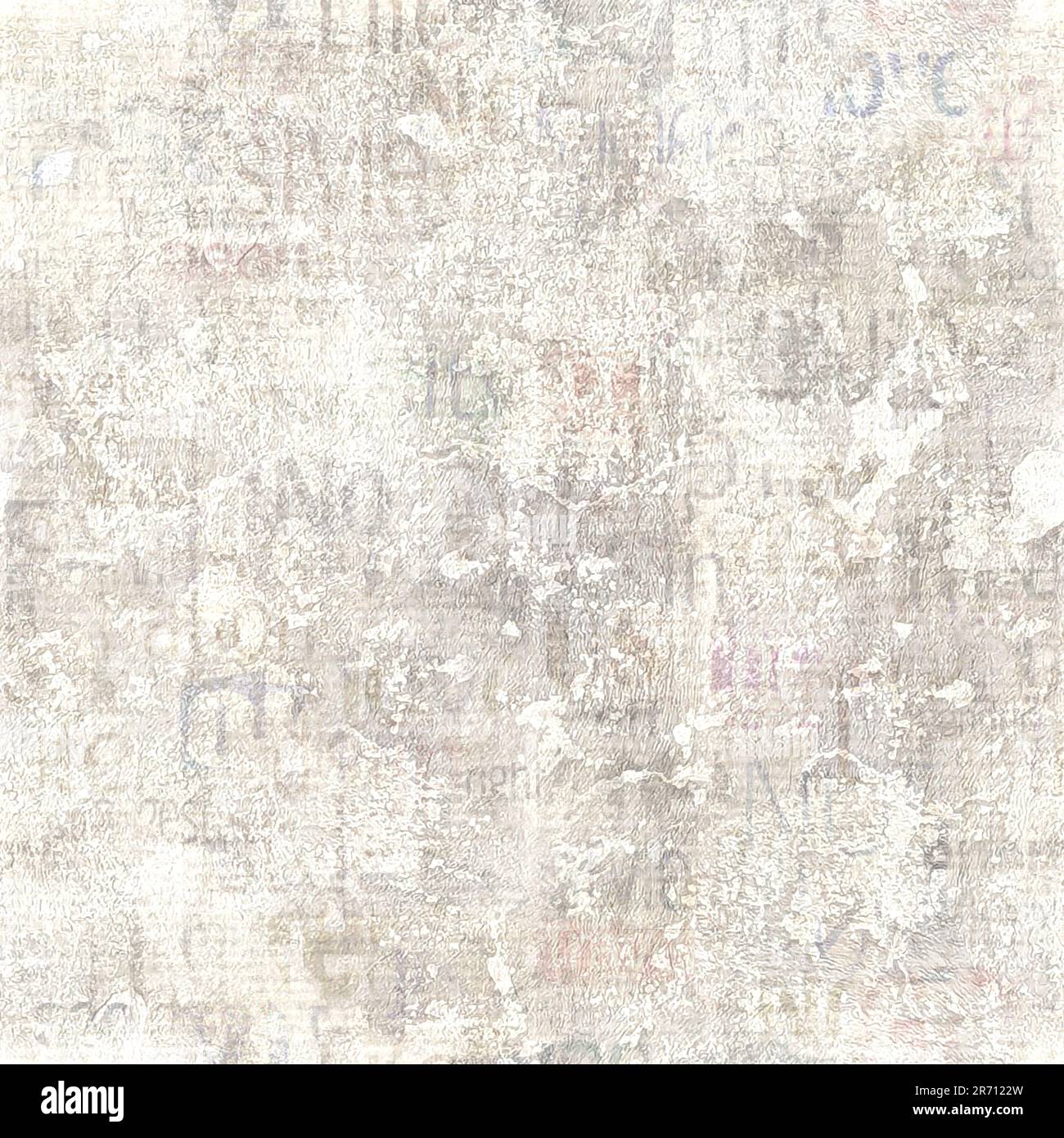 Old grunge unreadable vintage newspaper paper texture square seamless ...