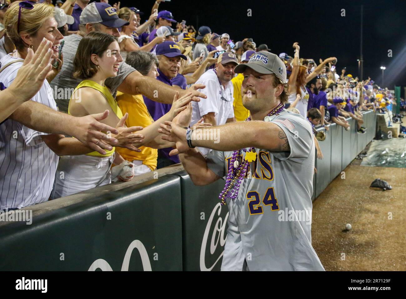 Baton Rouge, USA. 11th June, 2023. June 11, 2023: LSU's Cade Beloso (24 ...
