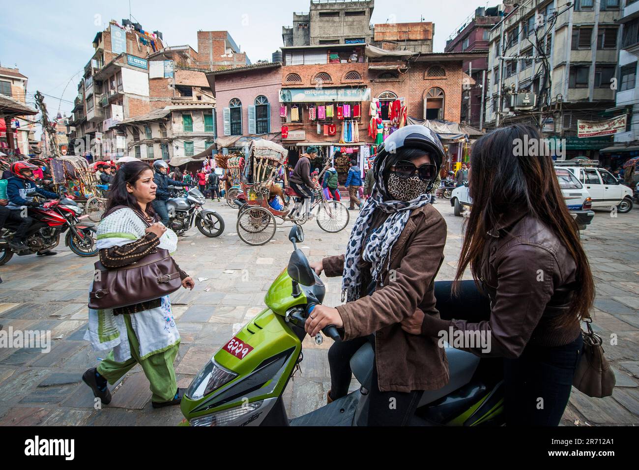 Nepal. Kathmandu. daily life Stock Photo - Alamy