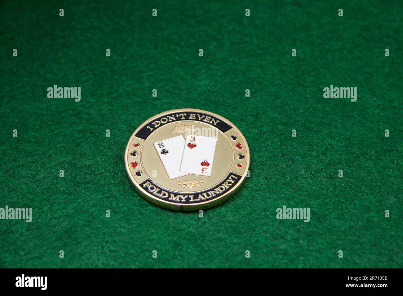 Poker table with piles of money hi-res stock photography and images - Alamy