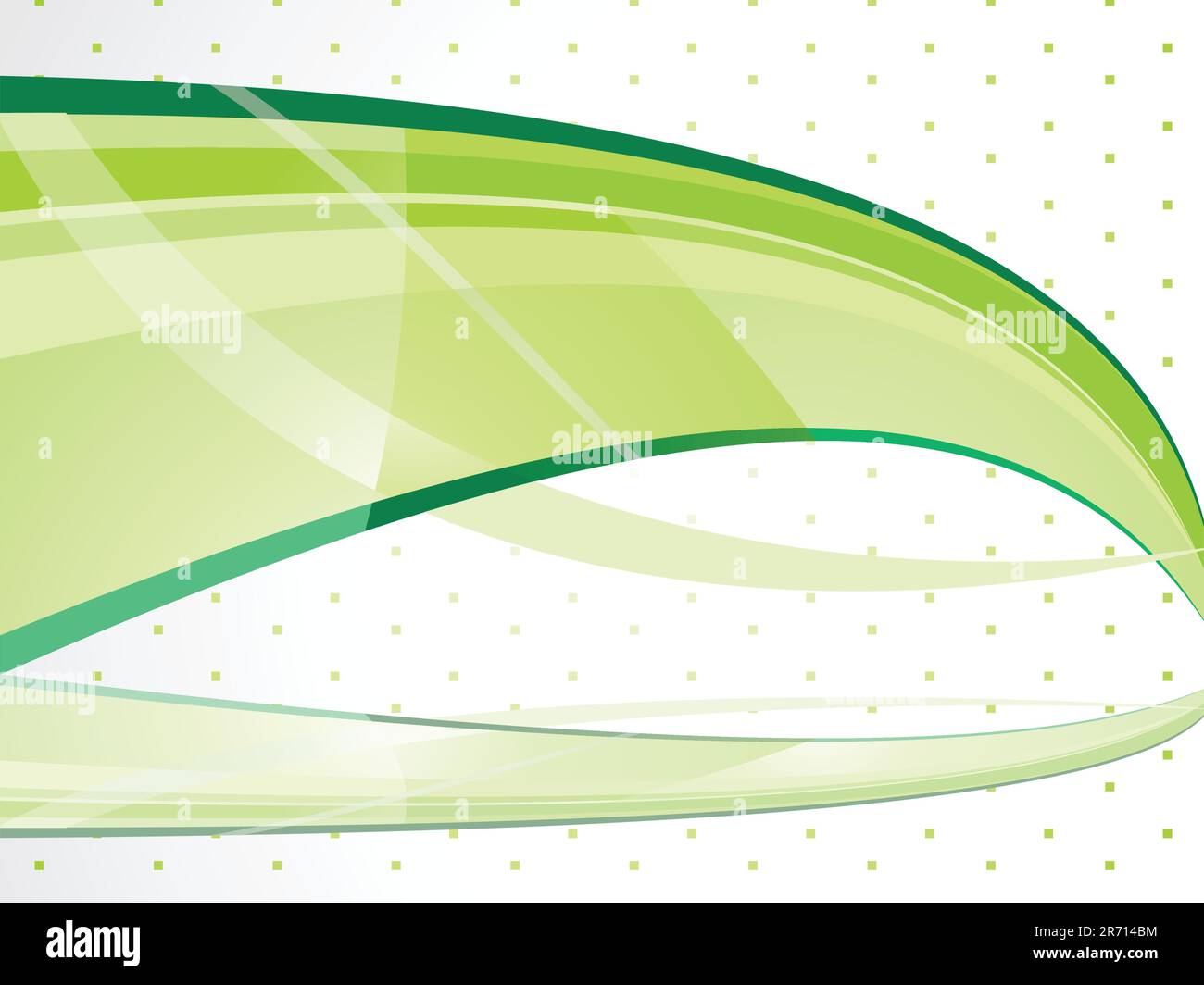 abstract green wave background vector illustration Stock Vector Image ...