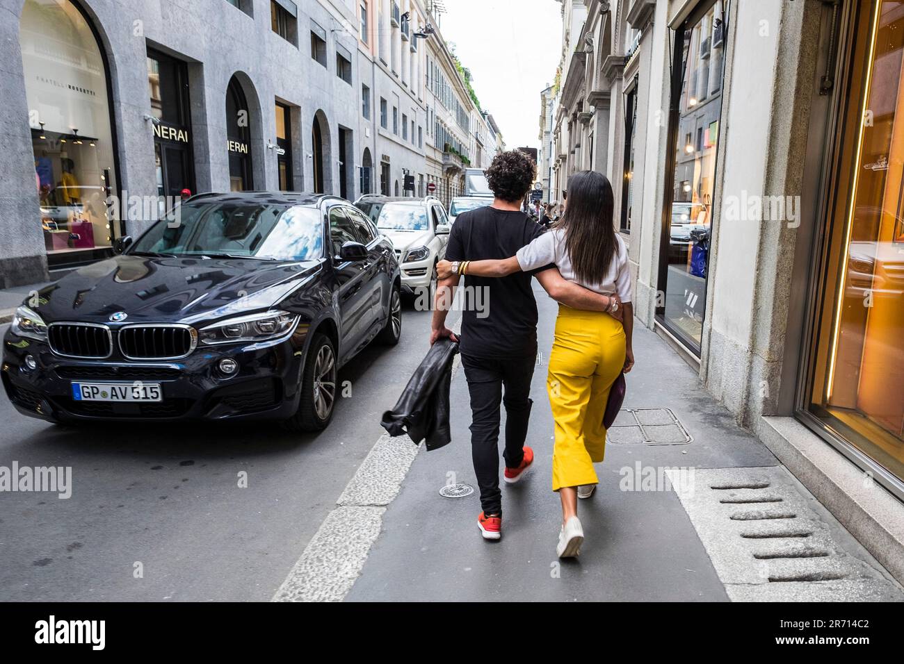Italy. Milan. Via Montenapoleone Stock Photo - Alamy