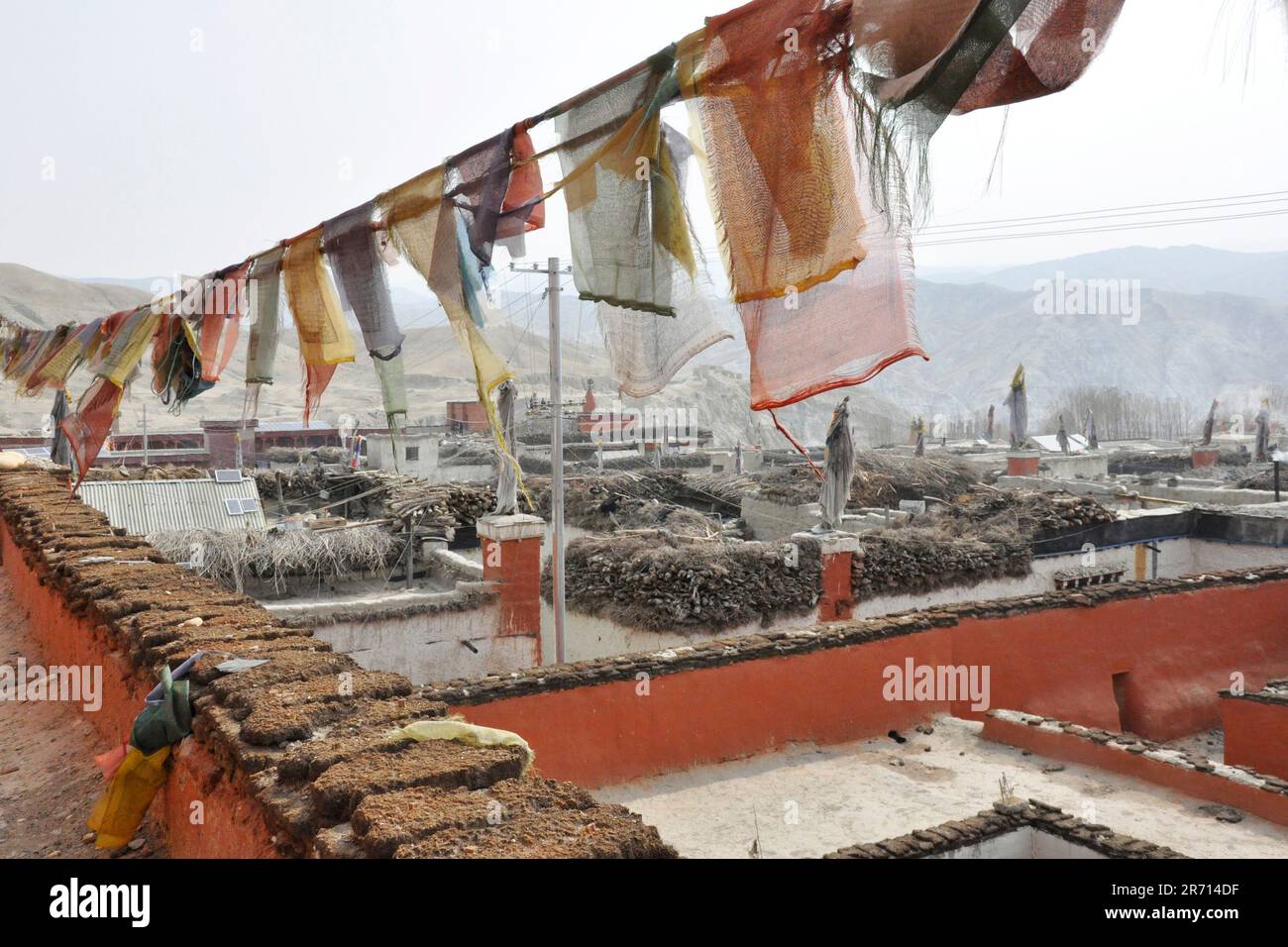 Nepal. Mustang. village Stock Photo - Alamy