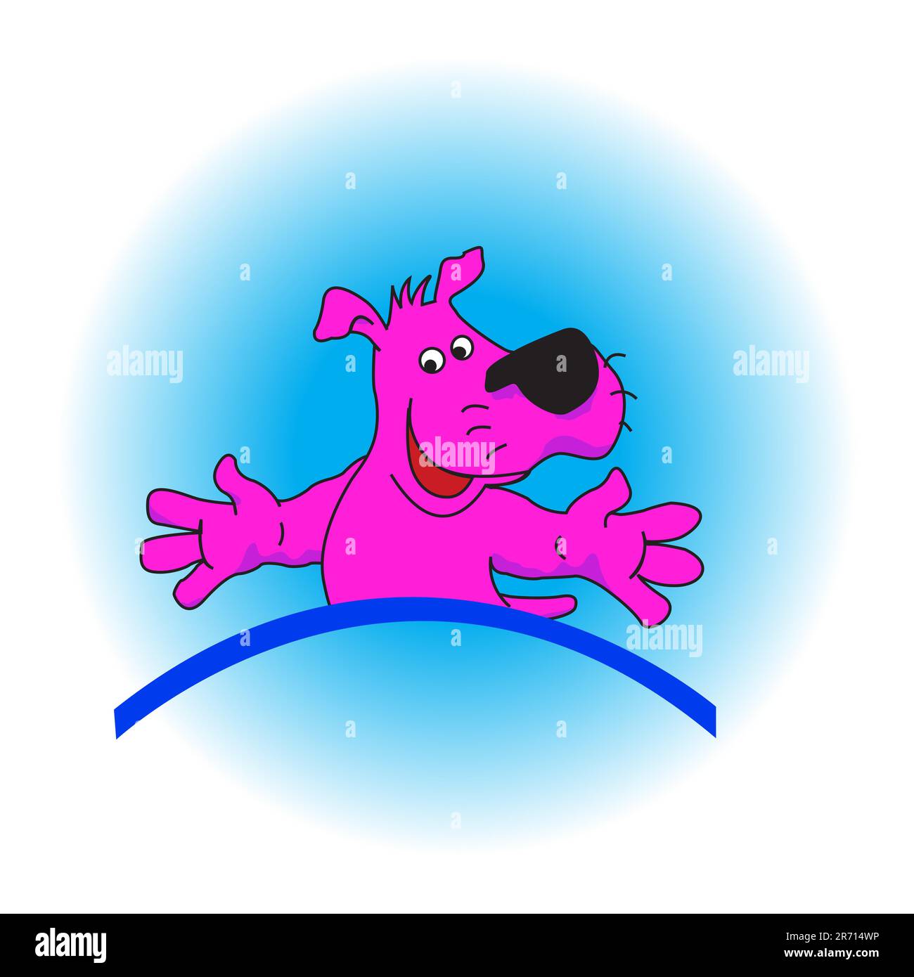 Dog violet Stock Vector Images - Alamy