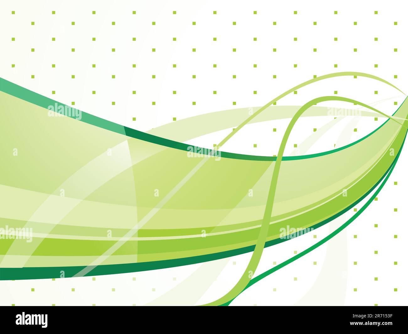 Abstract Green Wave Background Vector Illustration Stock Vector Image And Art Alamy