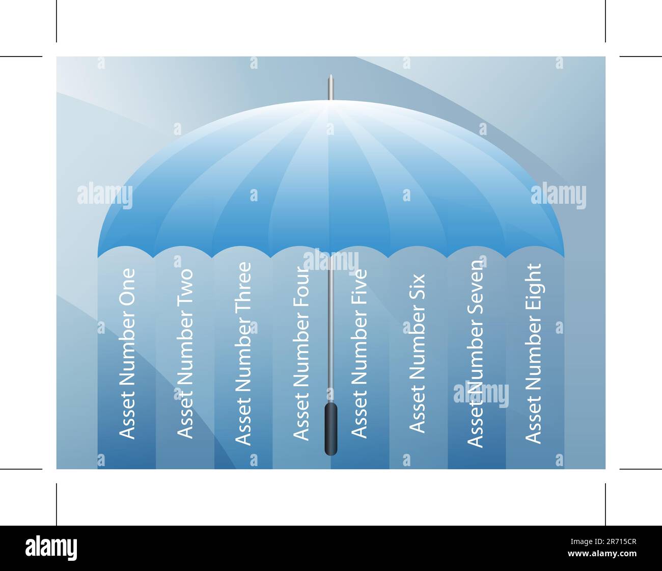 An image of a presentation background - business umbrella Stock Vector ...