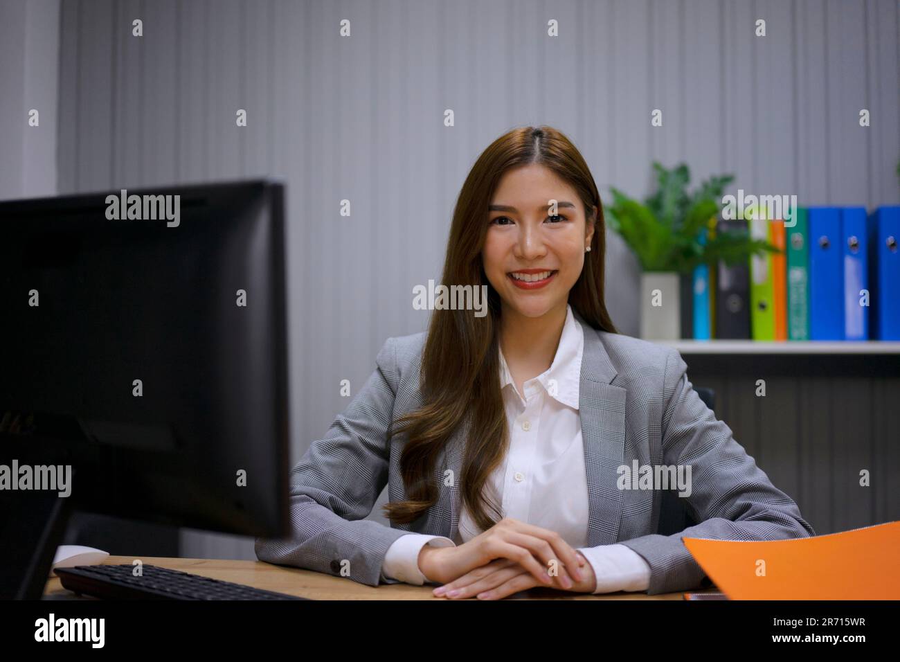 White collar worker working and meeting at office. White collar worker ...