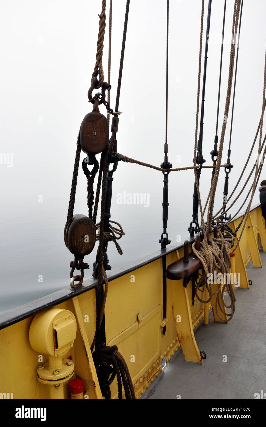 Spitsbergen. svalbard islands. norway sailing ship Stock Photo - Alamy