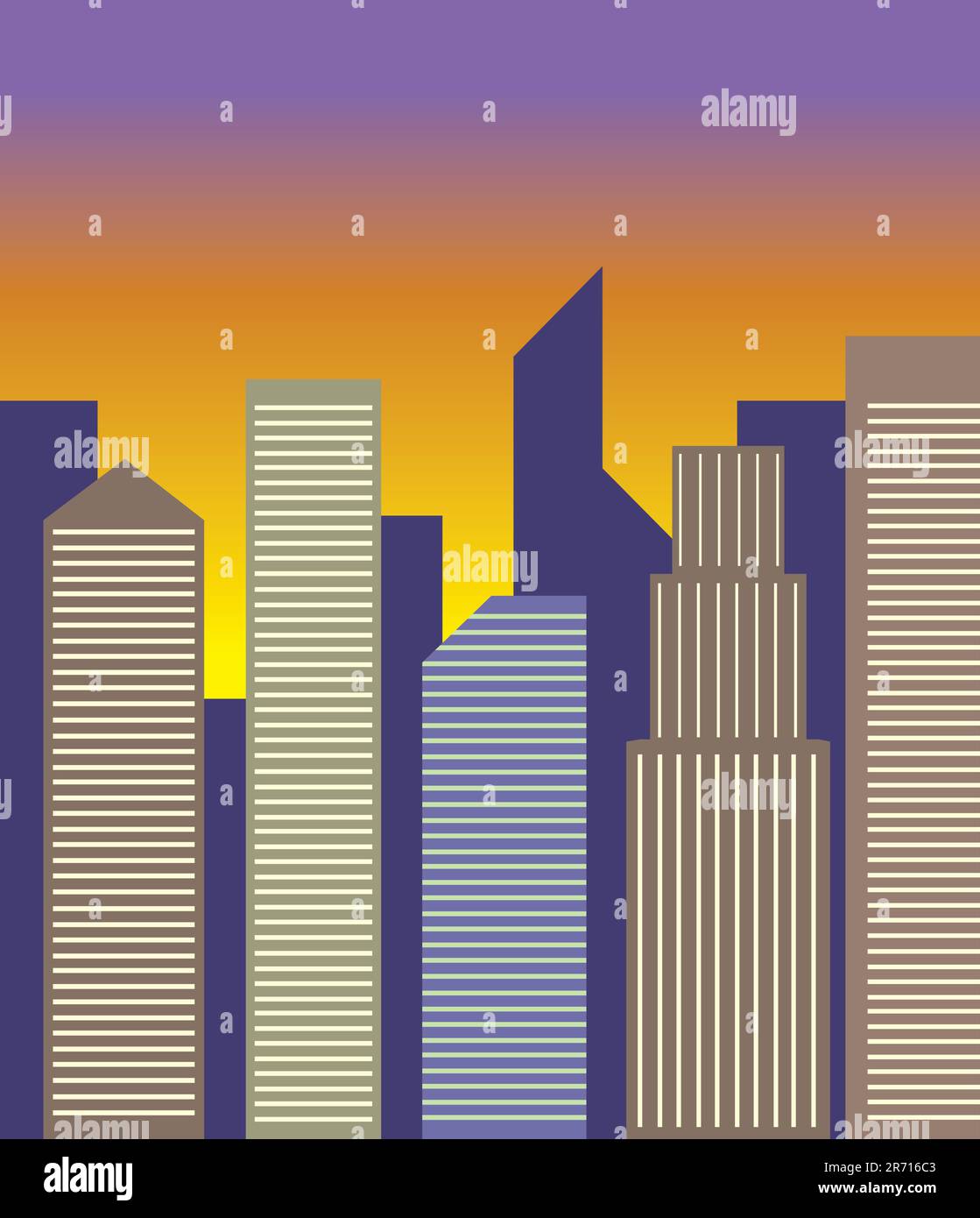 Cartoon city scape Stock Vector Images - Alamy