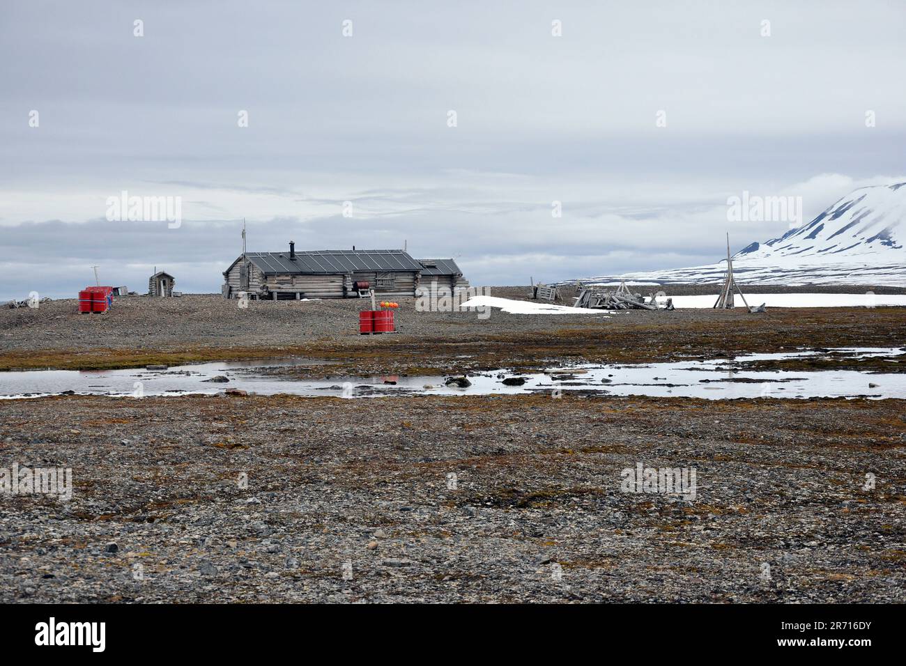 Spitsbergen. svalbard islands. norway Mushammah whaling station Stock ...