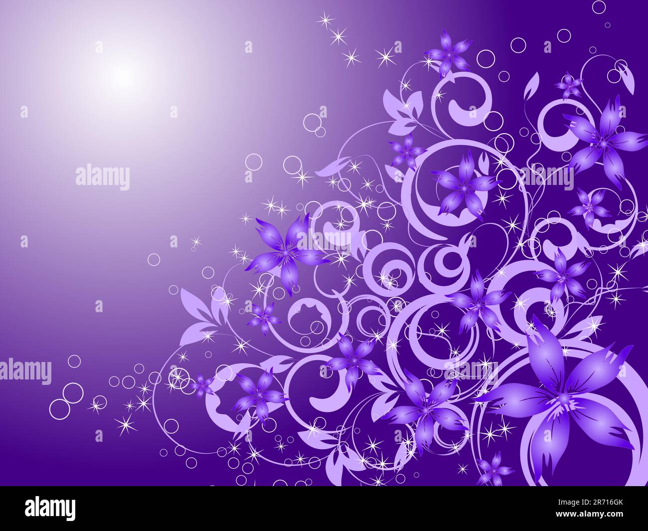flower decoratively romantically abstraction illustration Stock Vector ...