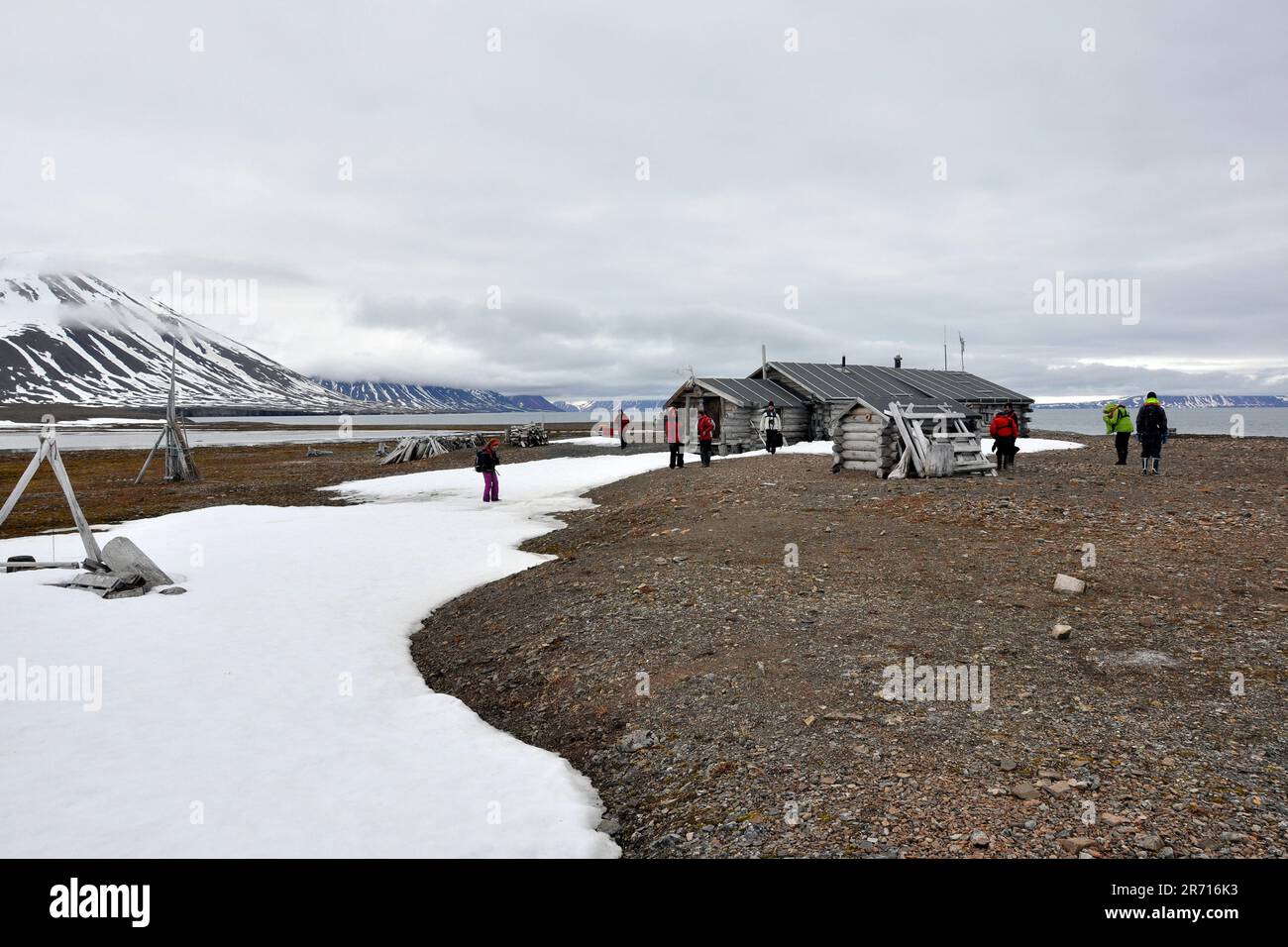 Spitsbergen. svalbard islands. norway Mushammah whaling station Stock ...