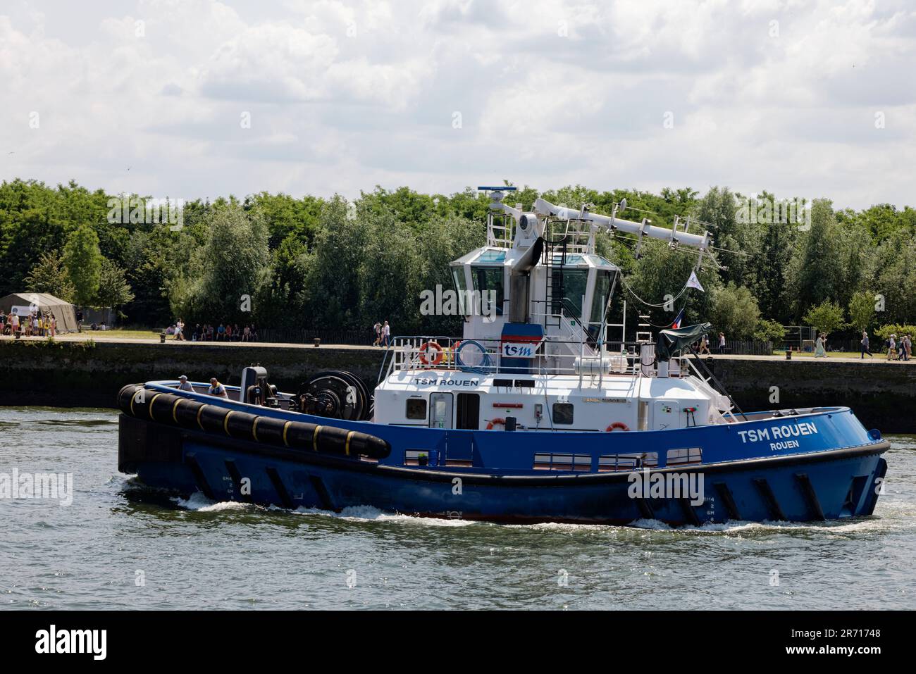 Rouen, France. 10th June, 2023. TSM Rouen - Gathering of tall ships ...