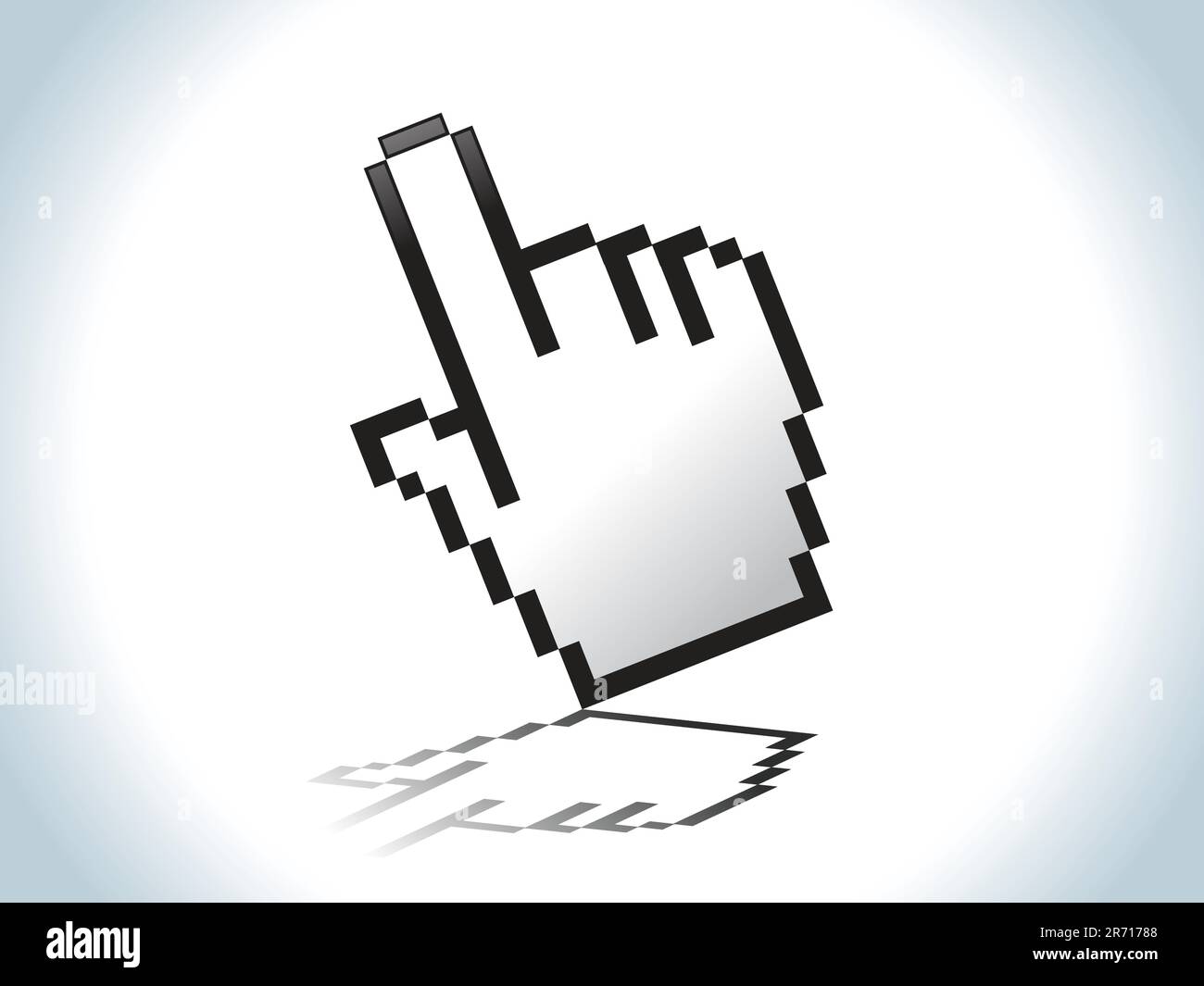 abstract hand icon vector illustration Stock Vector Image & Art - Alamy