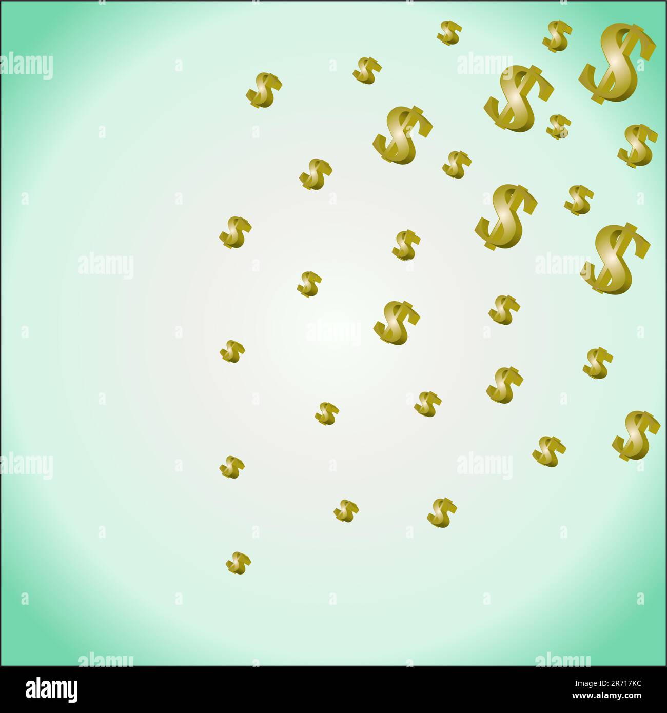 Deposit business background golden Stock Vector Images - Alamy