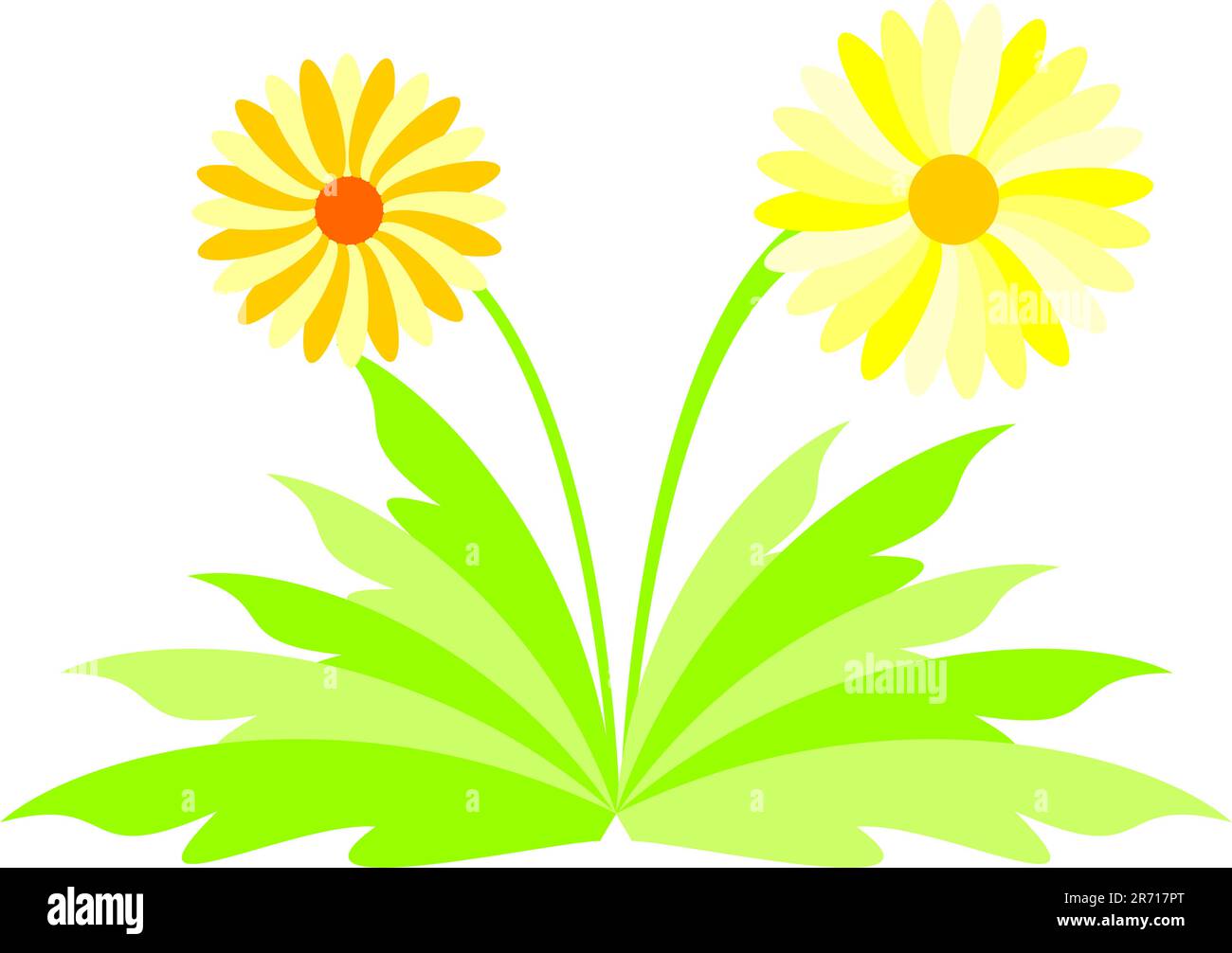 Illustration spring flowers - vector Stock Vector Image & Art - Alamy