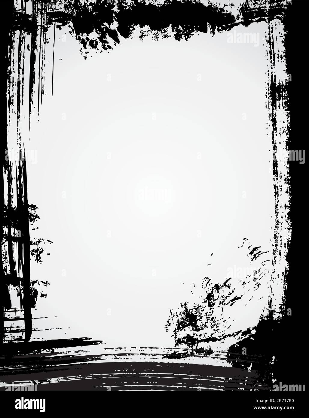 Grunge frame in black color Stock Vector Image & Art - Alamy