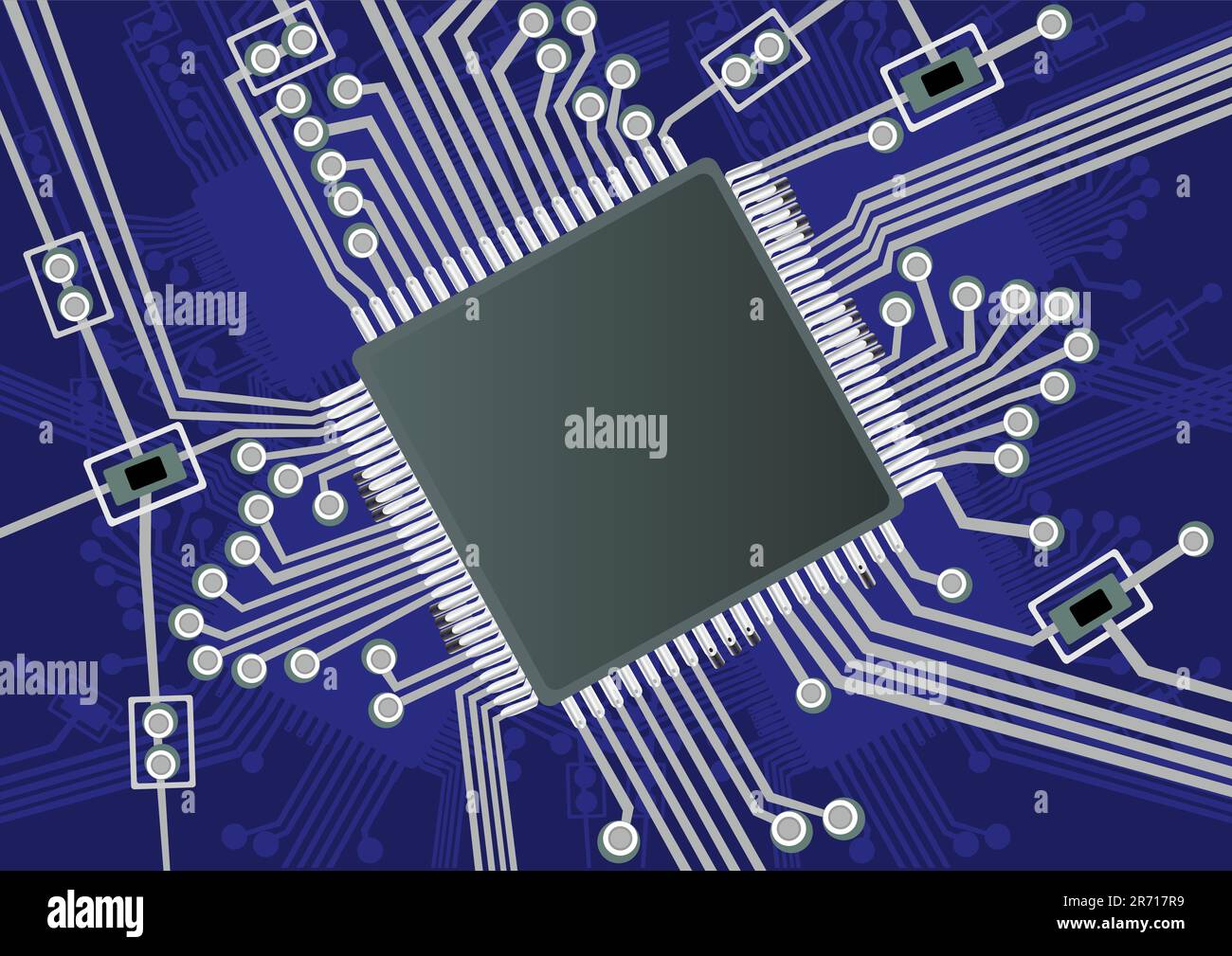 Printed circuit board Stock Vector Images - Alamy Printed circuit board Stock Vector Images - Alamy