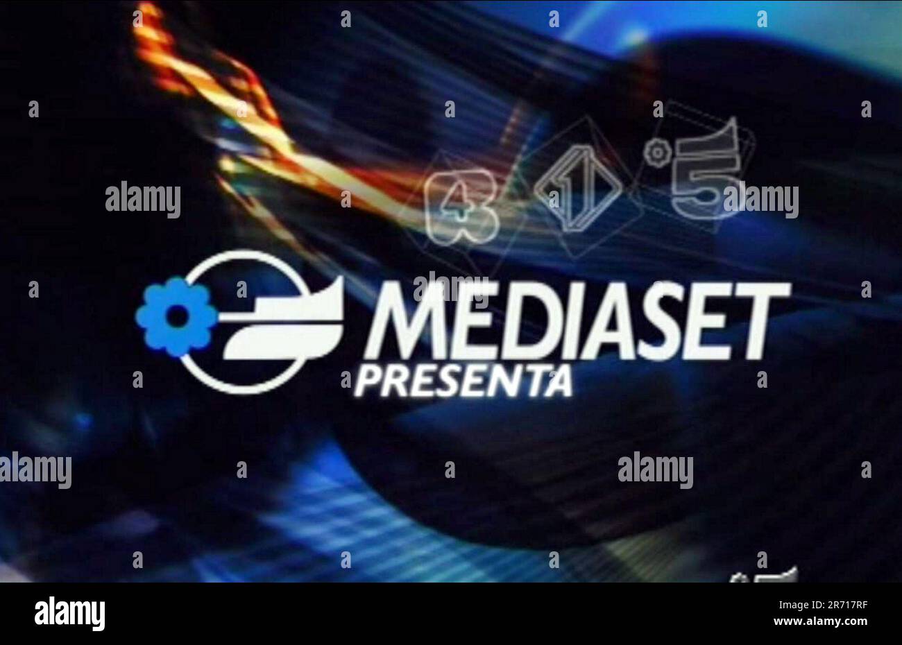 LOGO DELLE TV FININVEST RIPRESA DA TV Editorial Usage Only Stock Photo ...